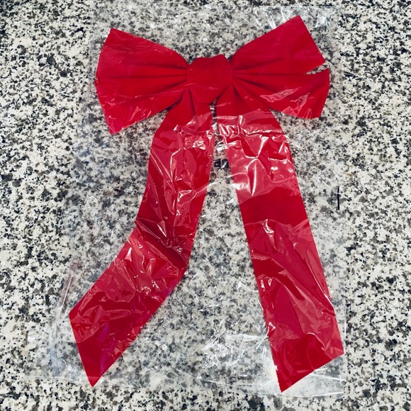 Marshalls | Holiday | Christmas Large Red Velvet Bow New | Poshmark